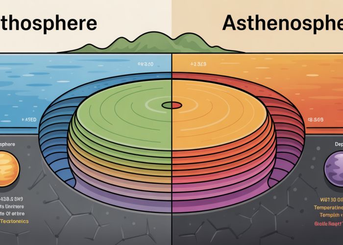 Lithosphere vs Asthenosphere: 5 Key Differences You Need to Know